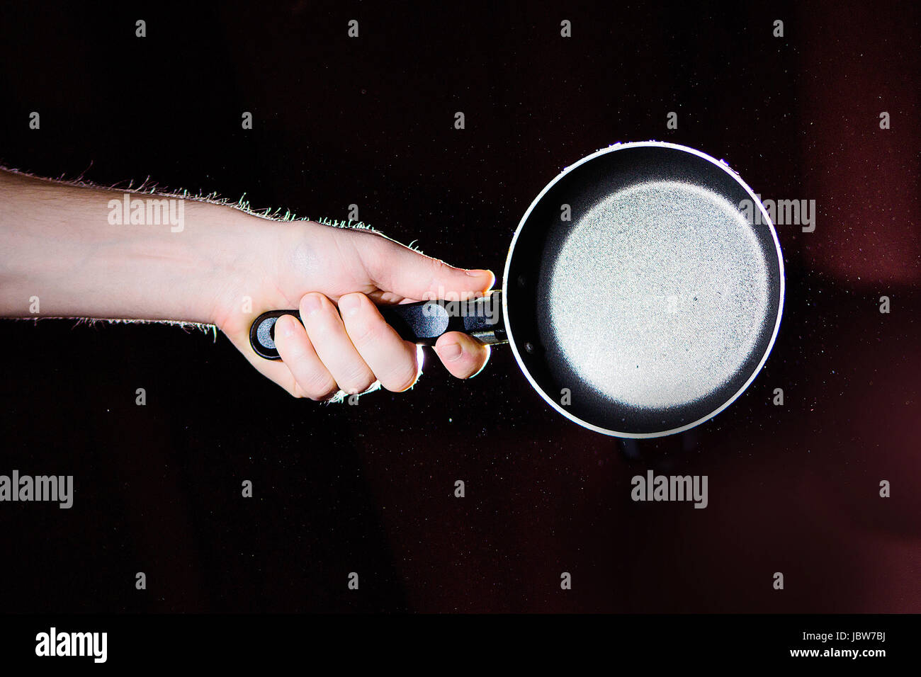 Cartoon female woman chef cook black hi-res stock photography and ...