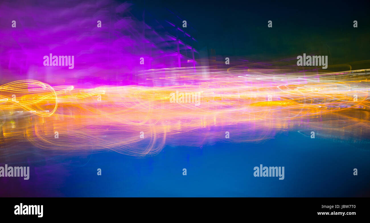 Modern abstract motion banner on dark background Stock Photo - Alamy