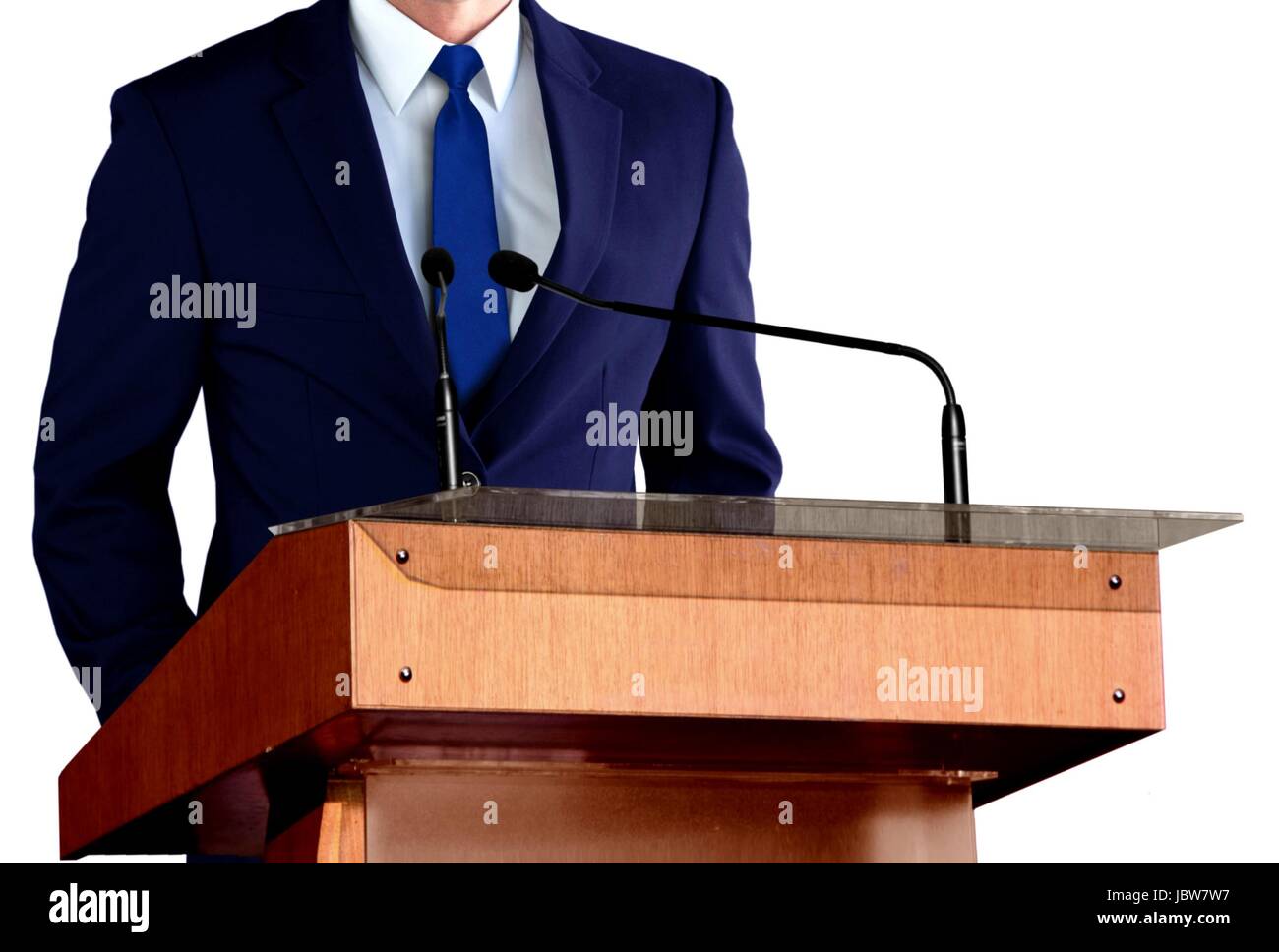 Man Giving Speech Stock Photo - Alamy