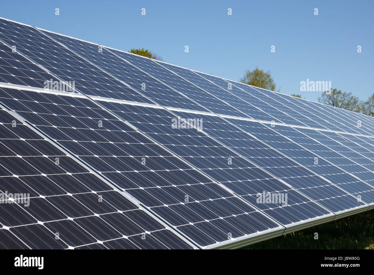 A set of dark blue solar panels Stock Photo - Alamy