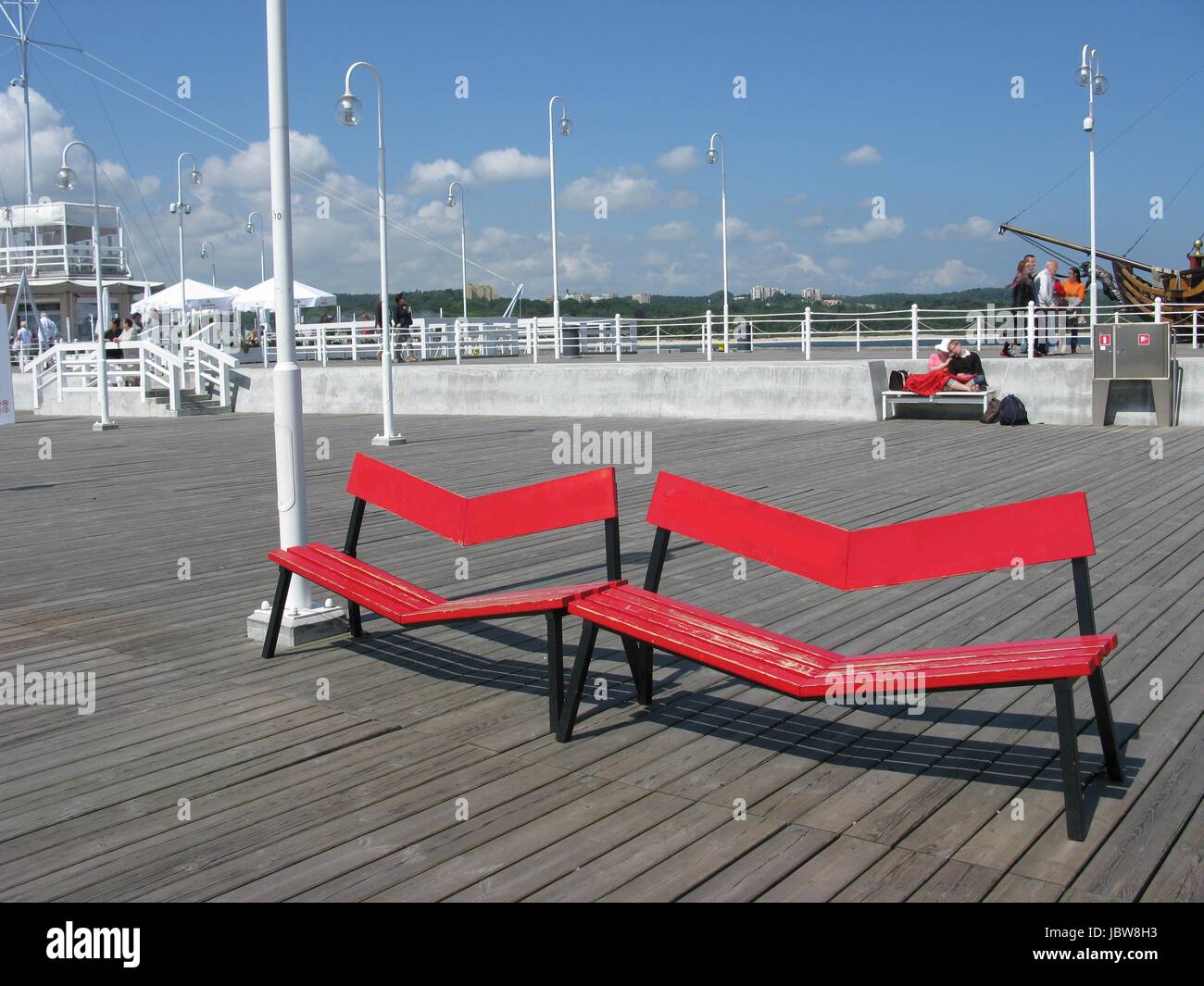 Seebrücke in Sopot, Zoppot Stock Photo - Alamy
