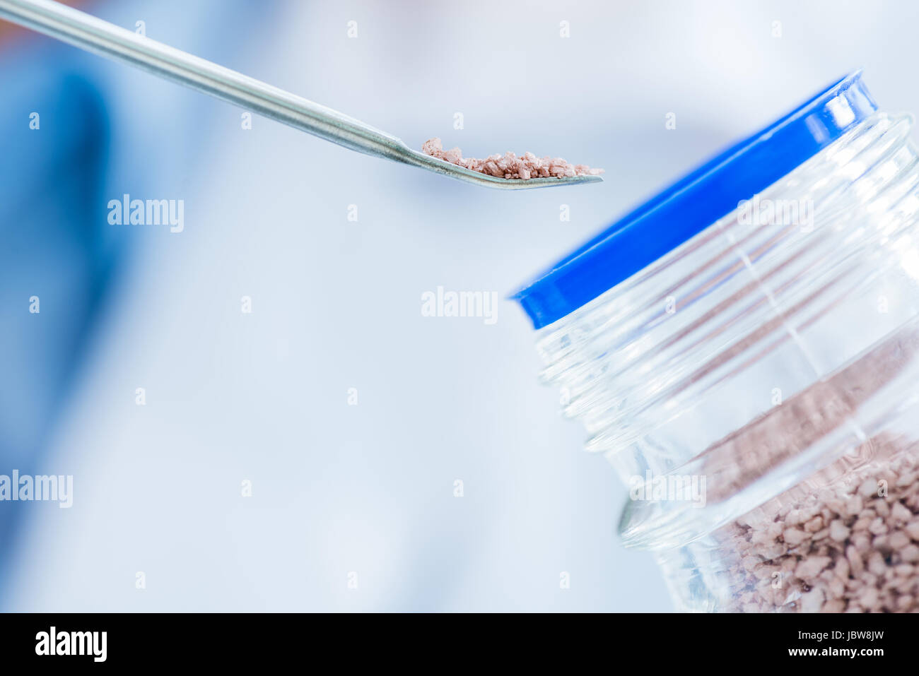 close up view of medical reagents for scientific experiment Stock Photo ...