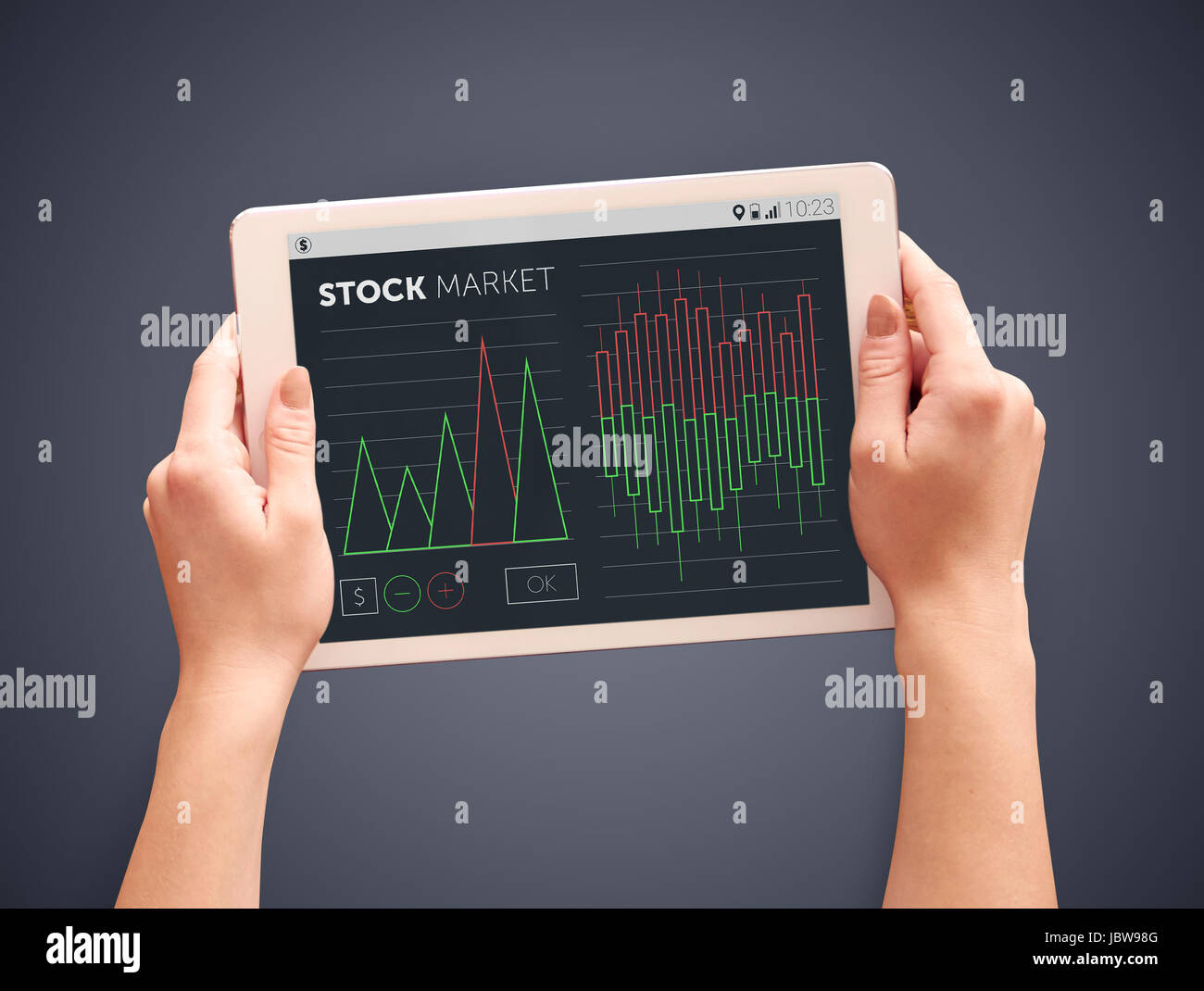 Stock market diagram hi-res stock photography and images - Alamy
