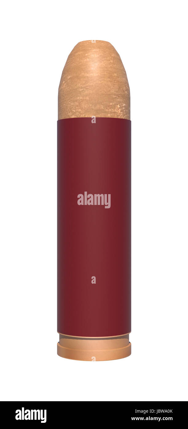 3D digital render of a 38 shell isolated on white background Stock ...