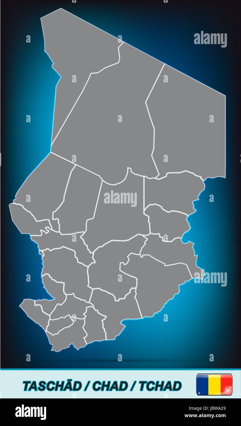 Tschadkarte hi-res stock photography and images - Alamy