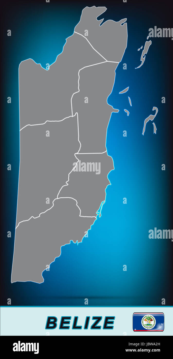 Karte von belmopan hi-res stock photography and images - Alamy