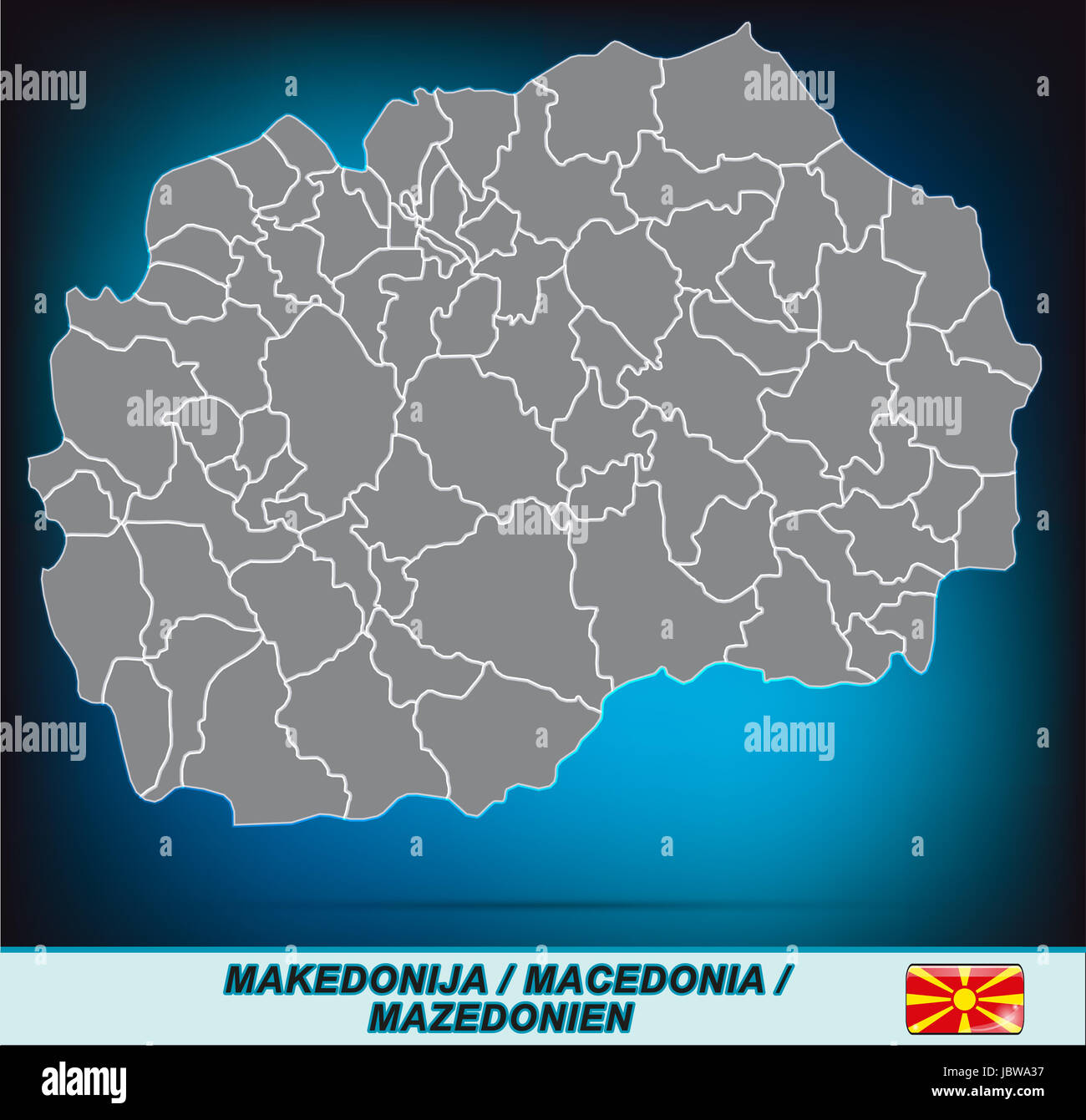 Mazedonien karte hi-res stock photography and images - Alamy