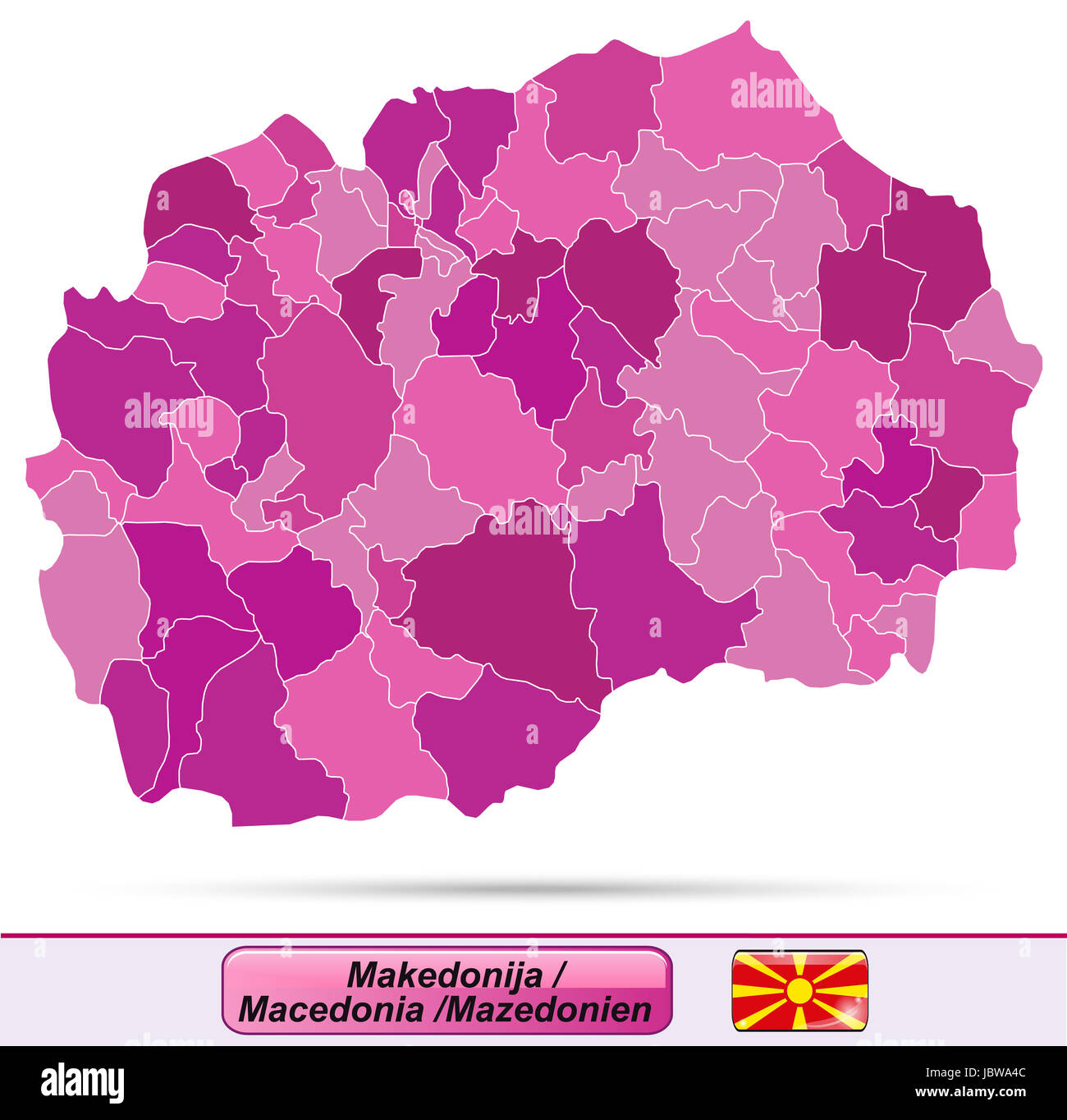 Mazedonien karte hi-res stock photography and images - Alamy