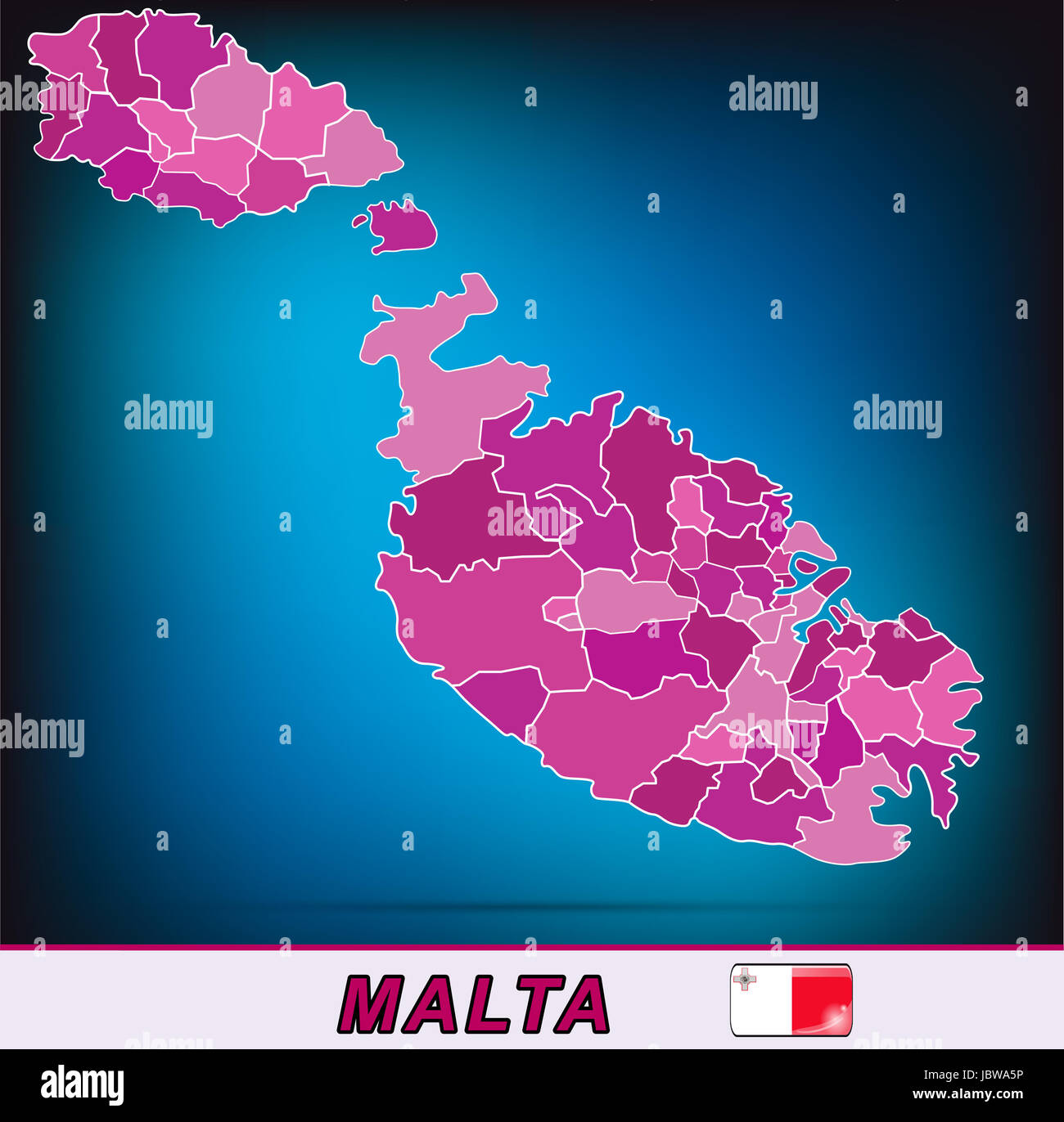 Karte Von Malta High Resolution Stock Photography and Images - Alamy