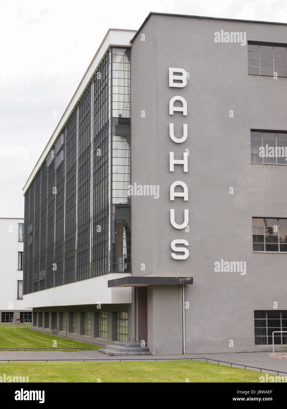 The bauhaus school in dessau designed by gropius in 1925 hi-res stock ...