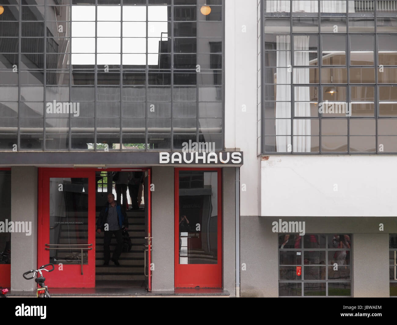 The bauhaus school in dessau designed by gropius in 1925 hi-res stock ...