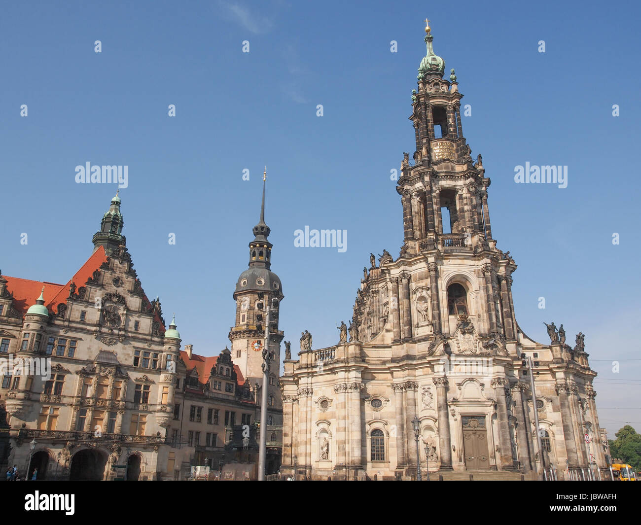 Dresden Cathedral of the Holy Trinity aka Hofkirche Kathedrale ...