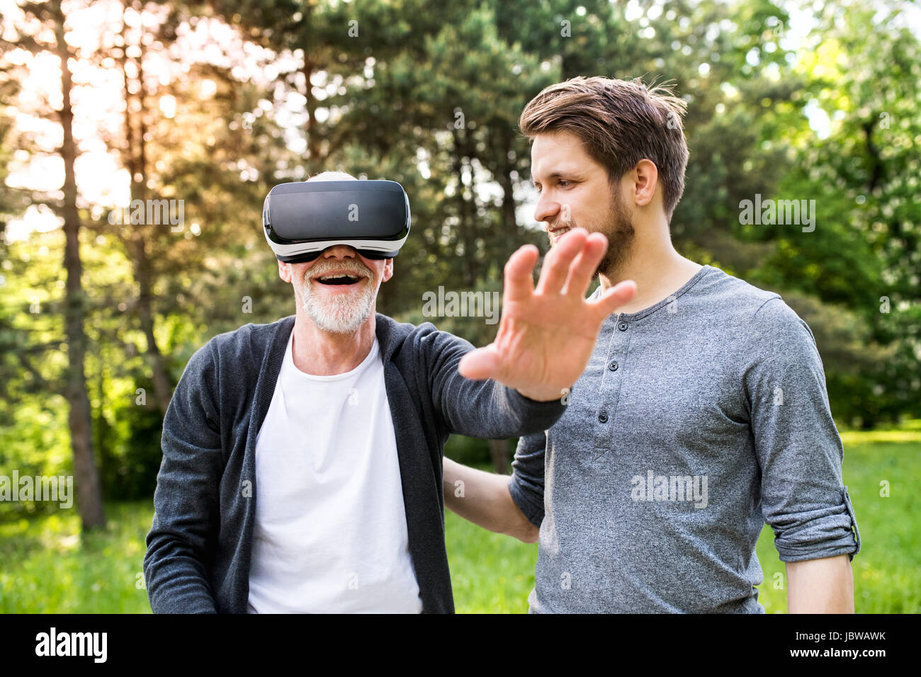 Man older simulation hi-res stock photography and images - Alamy
