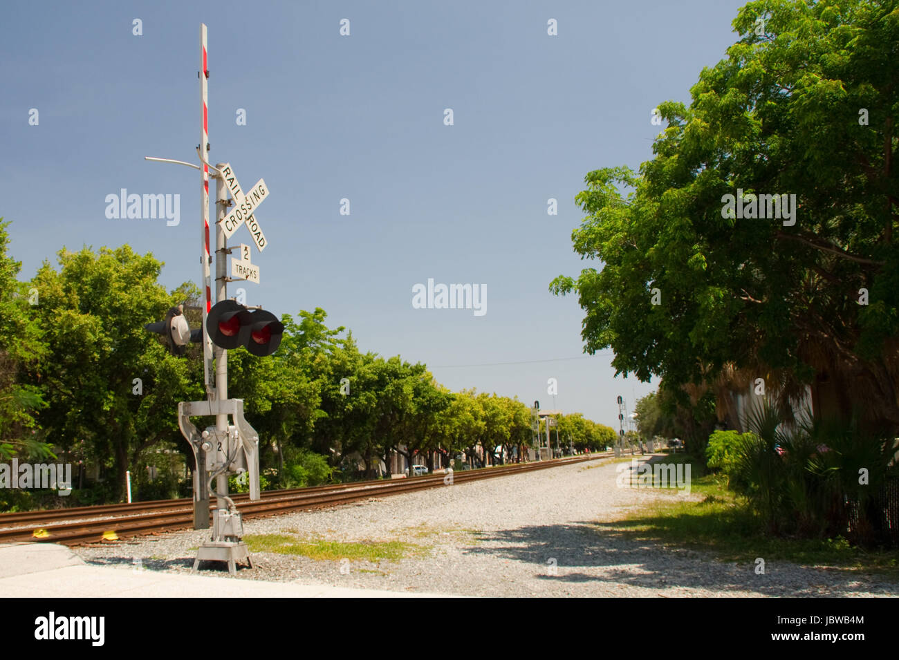 signal,track,roadbed,train,rails,track,barrier,crossing,railway ...