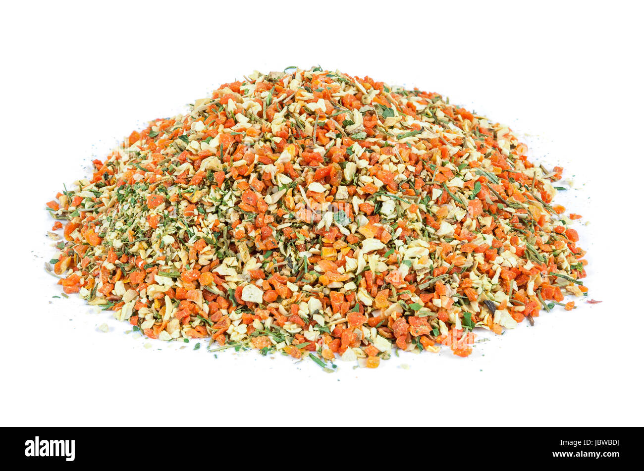 Heap of vegeta spices isolated on white background Stock Photo - Alamy