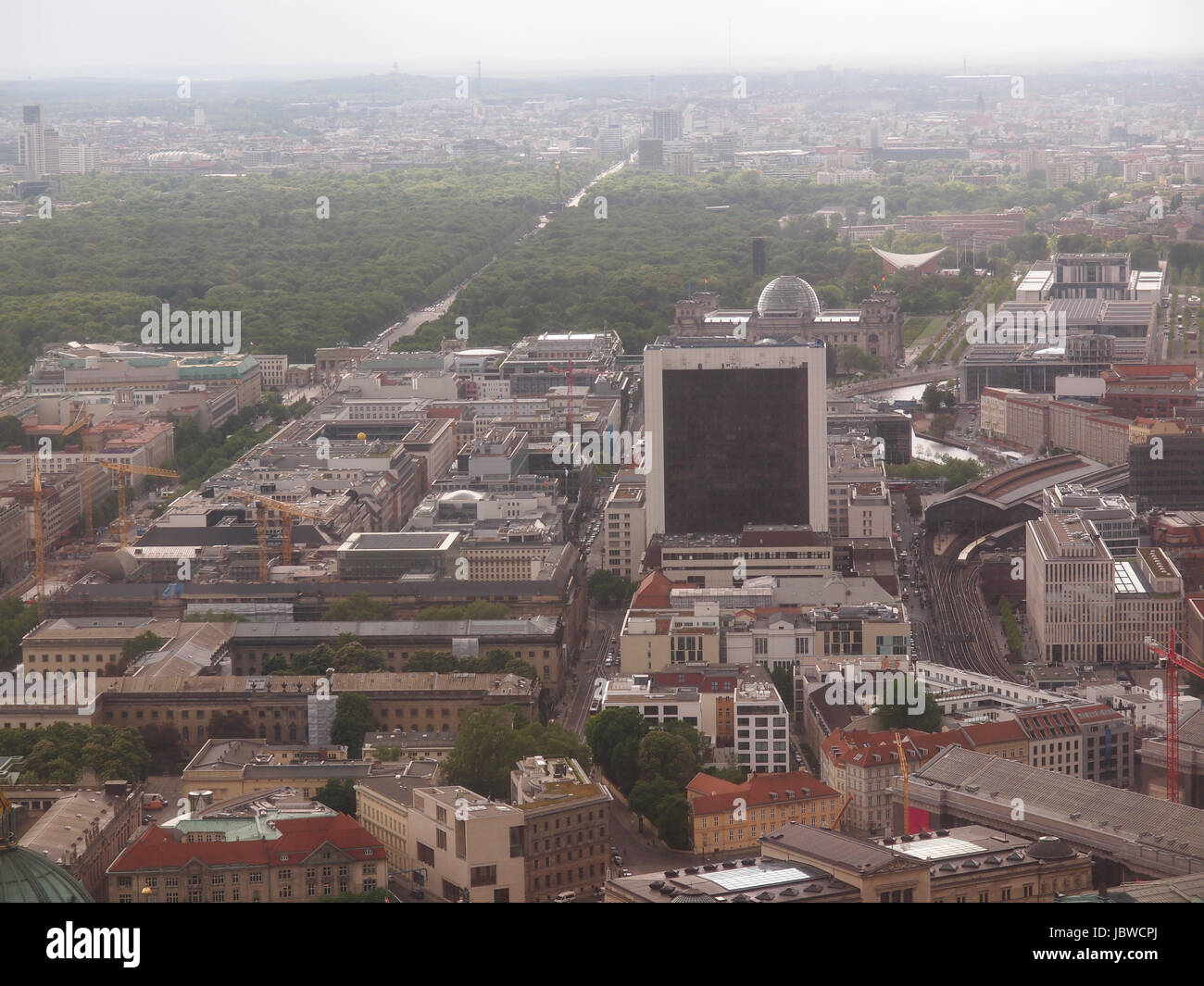 Aeria view of the city of Berlin in Germany Stock Photo - Alamy