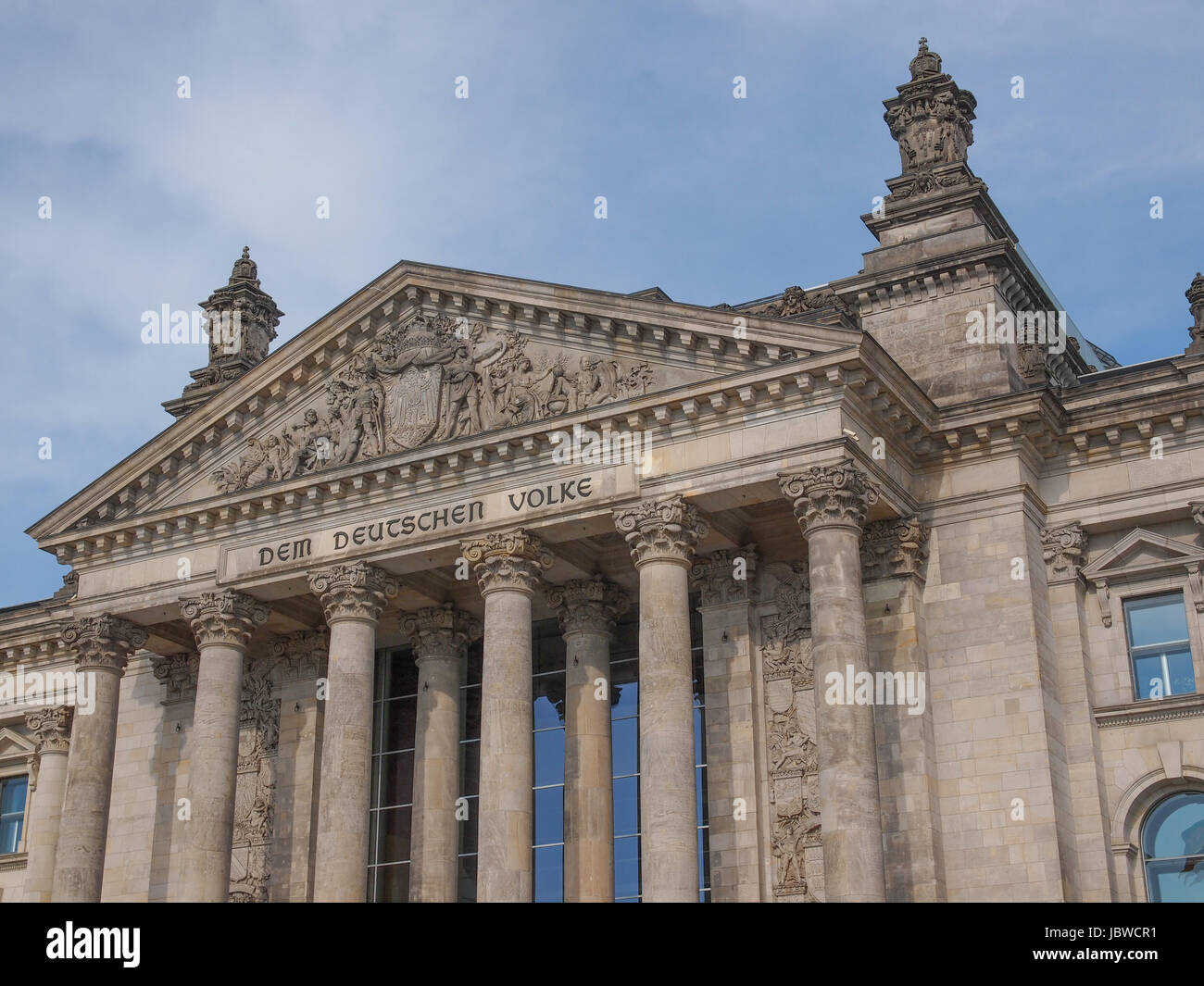 Reichstag German houses of parliament in Berlin Germany Stock Photo - Alamy