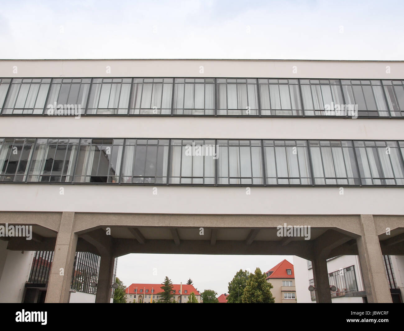 The bauhaus school in dessau designed by gropius in 1925 hi-res stock ...