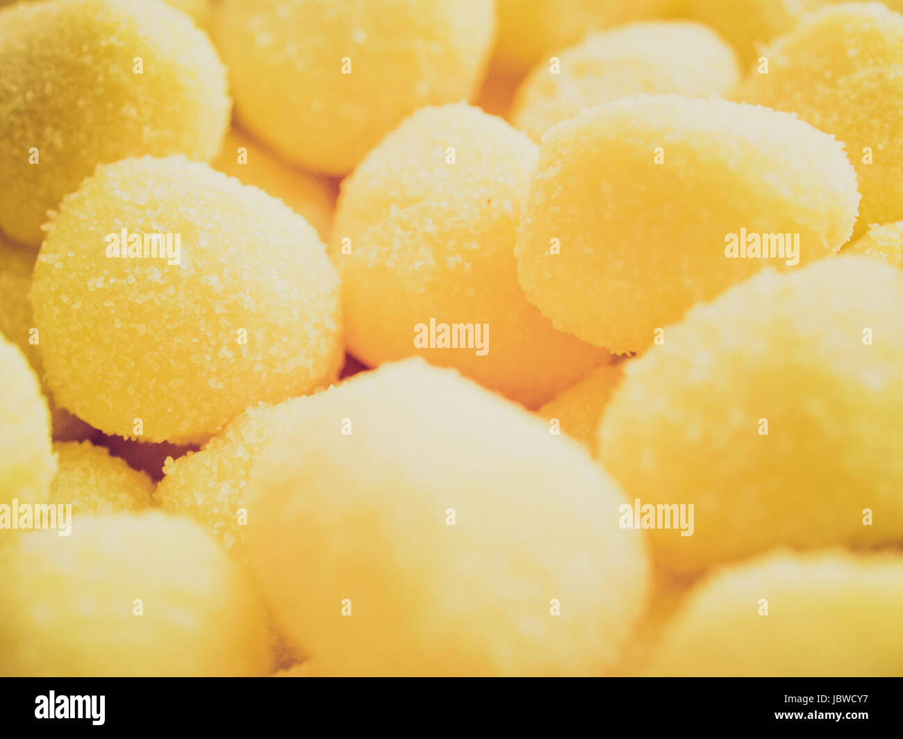 Vintage retro looking Italian gnocchi pasta picture Stock Photo - Alamy