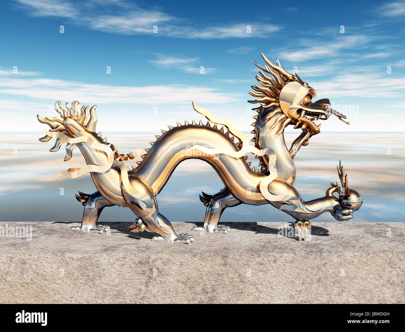 chinese dragon statue Stock Photo - Alamy