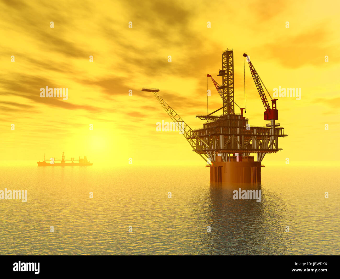 Bohrplattform hi-res stock photography and images - Alamy