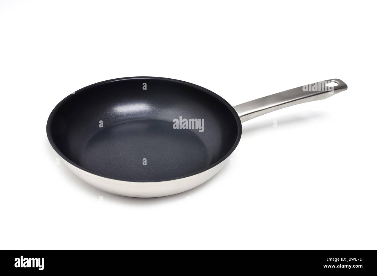 teflon pan isolated on white background Stock Photo - Alamy