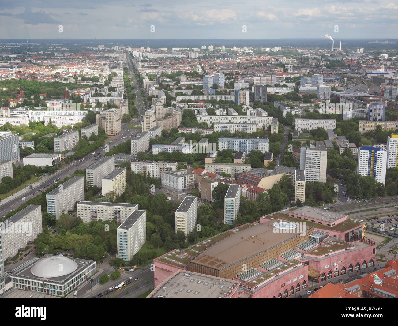 Aeria view of the city of Berlin in Germany Stock Photo - Alamy