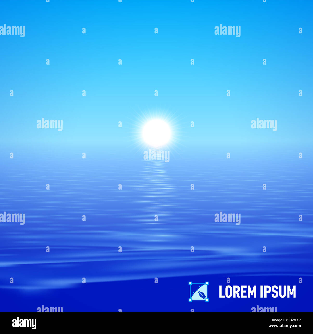 Split dramatic blue horizon hi-res stock photography and images - Alamy