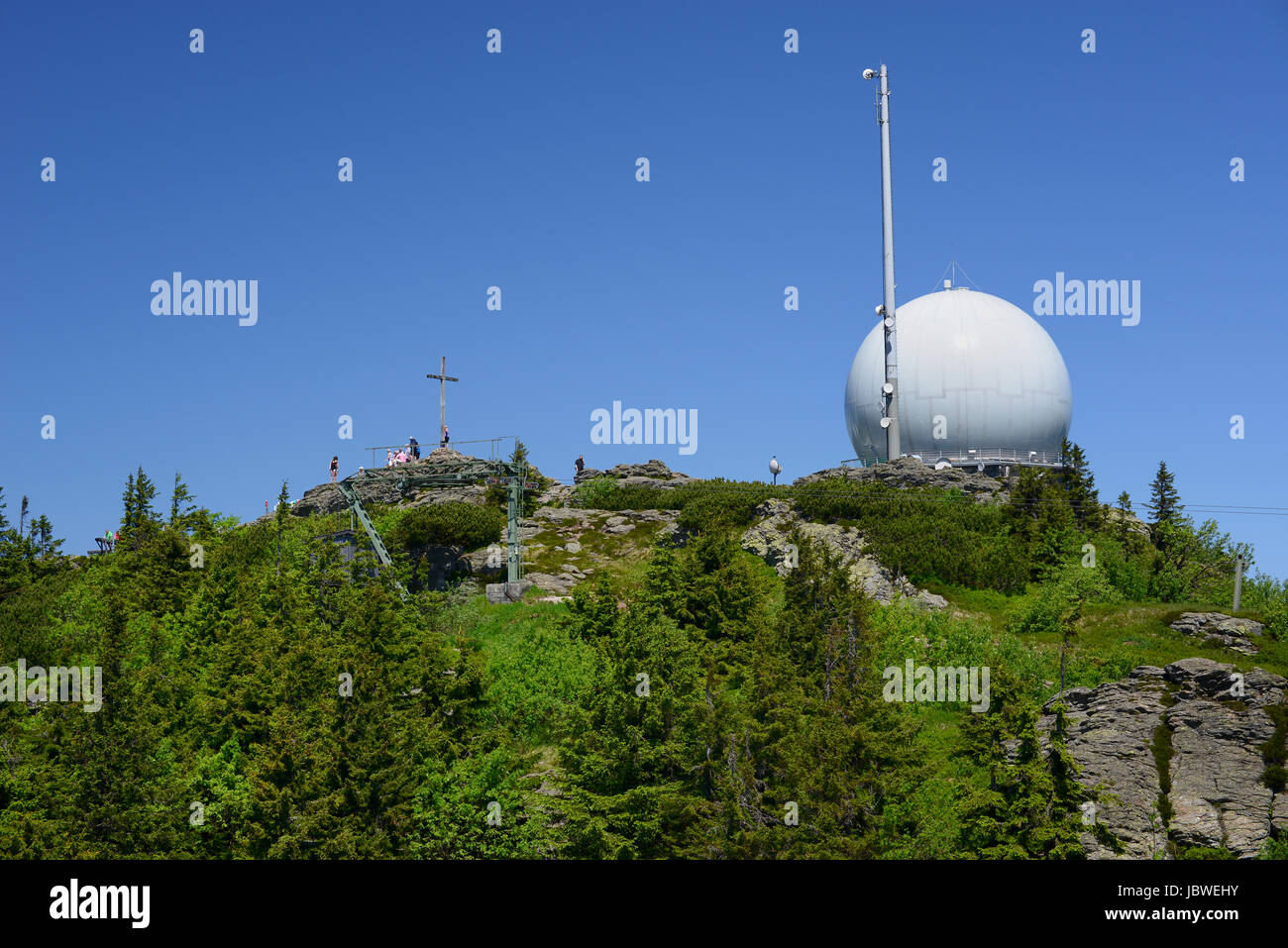 grosser arber - king of the bavarian forest Stock Photo - Alamy
