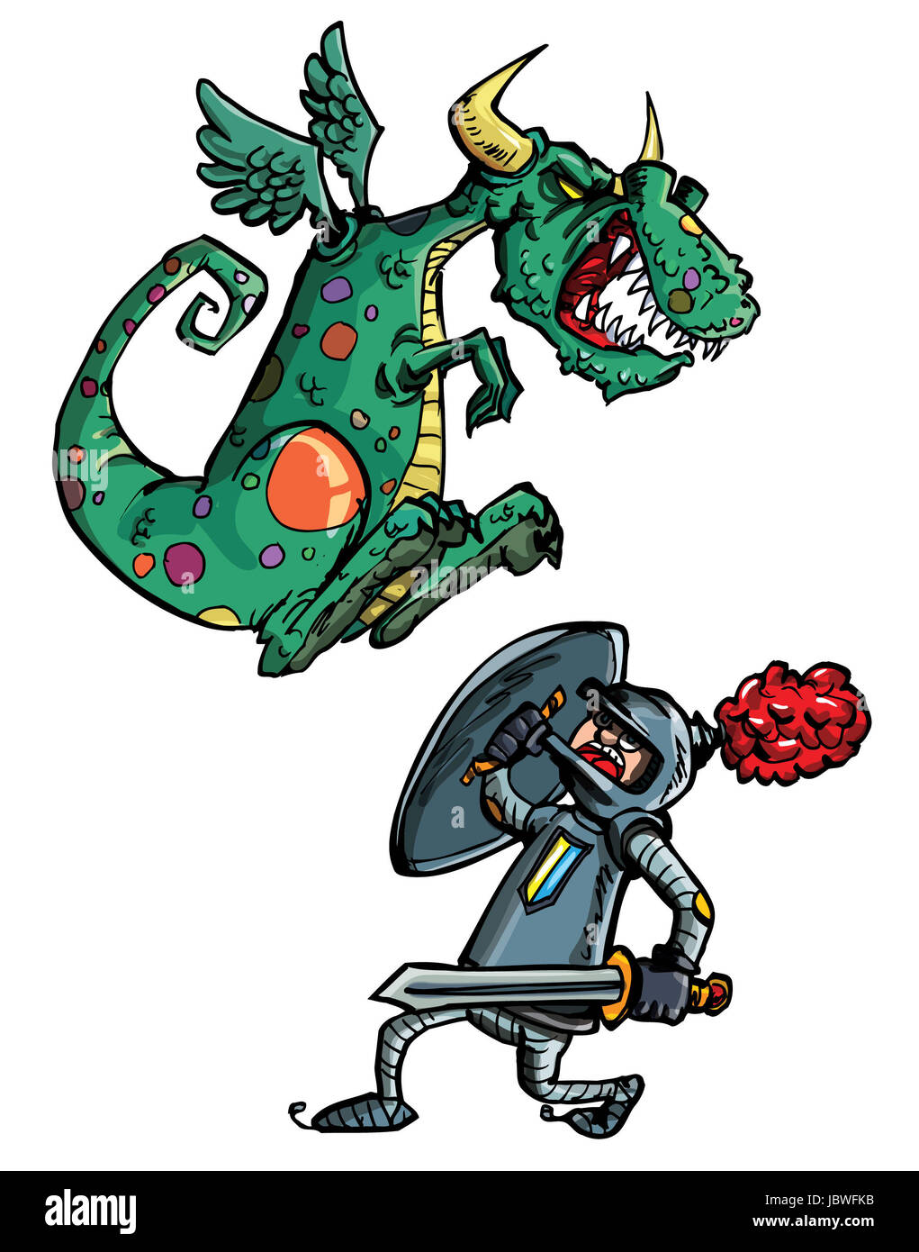 Attacking a castle Cut Out Stock Images & Pictures - Alamy