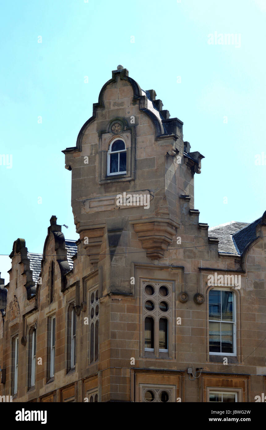 An eccentric warehouse built in Scotch Baronial style in Ingram Street ...