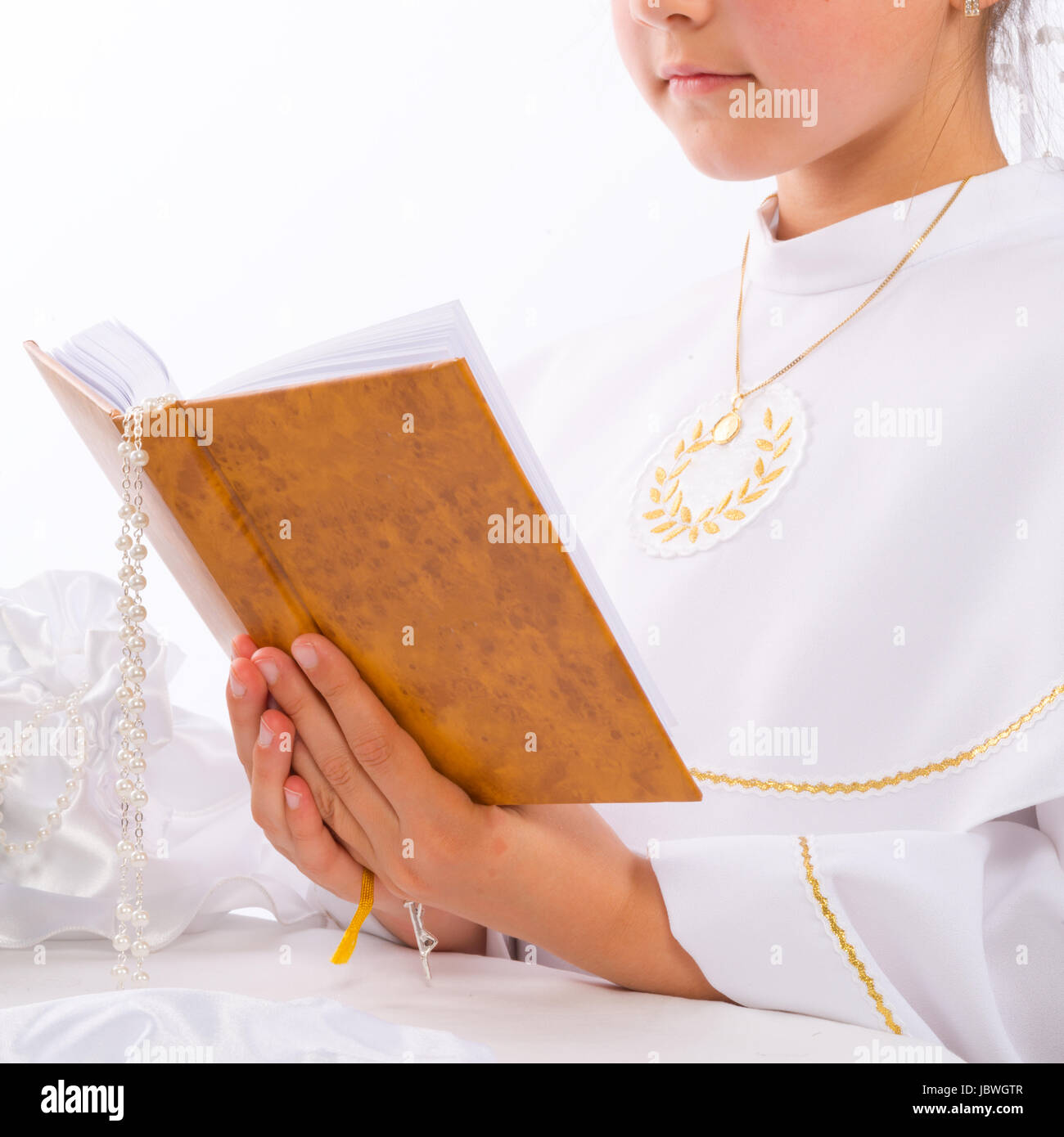 First Holy Communion Stock Photo - Alamy