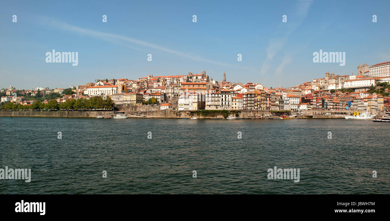 Douro river and the historic center of Porto, Portugal, Unesco World ...