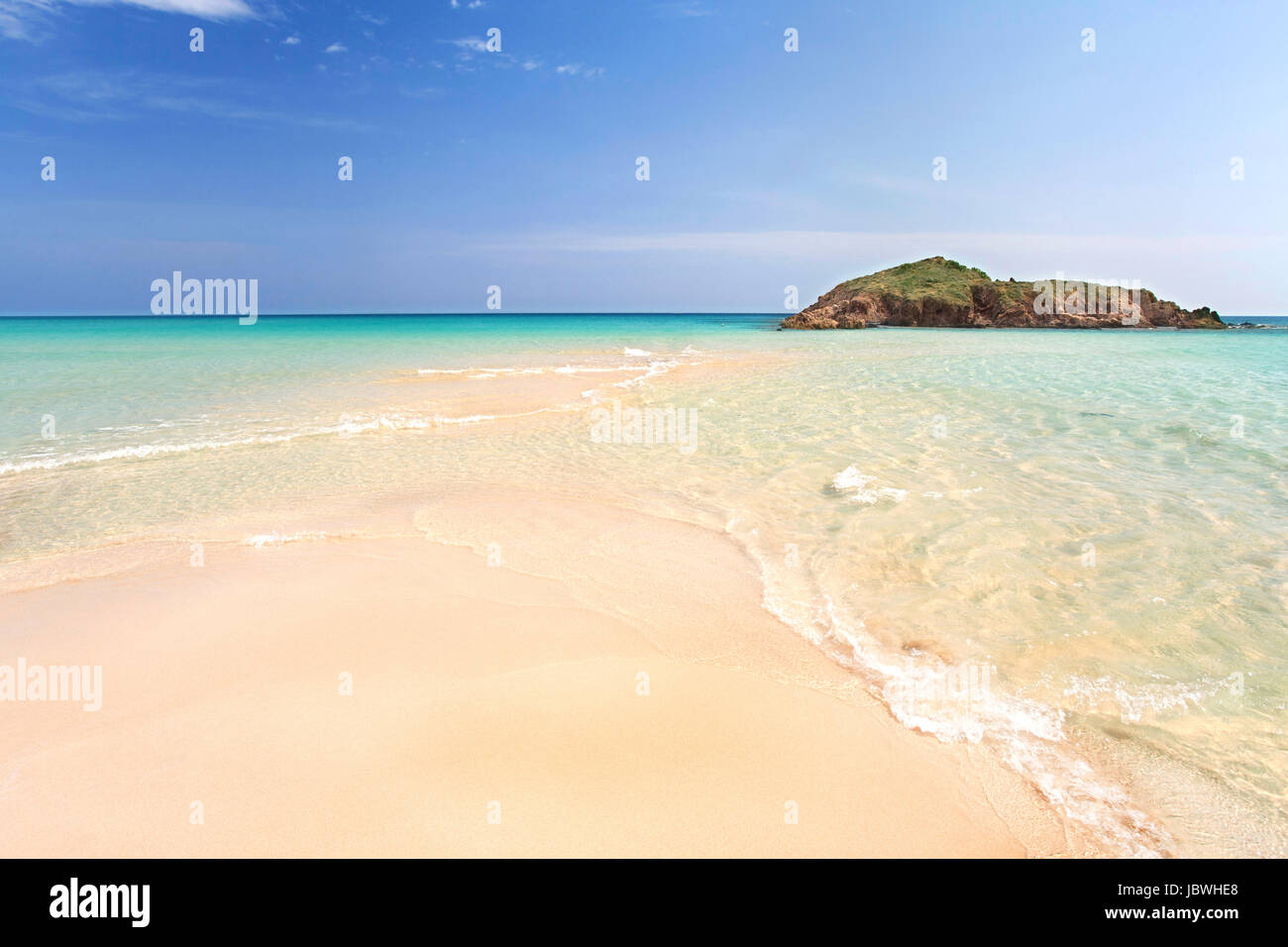 beach of chia - sardinia Stock Photo - Alamy
