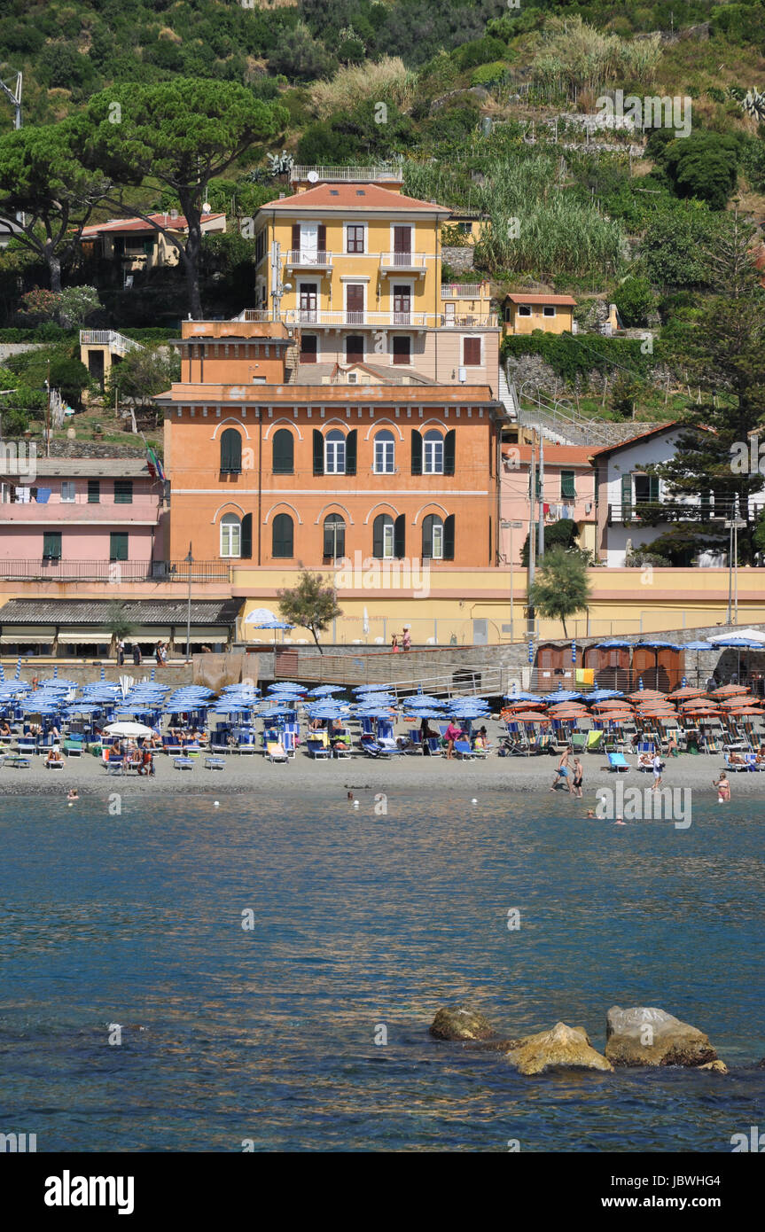 Monterosso al Mare, Cinque Terre, Italien, küste, ligurien, ligurische ...
