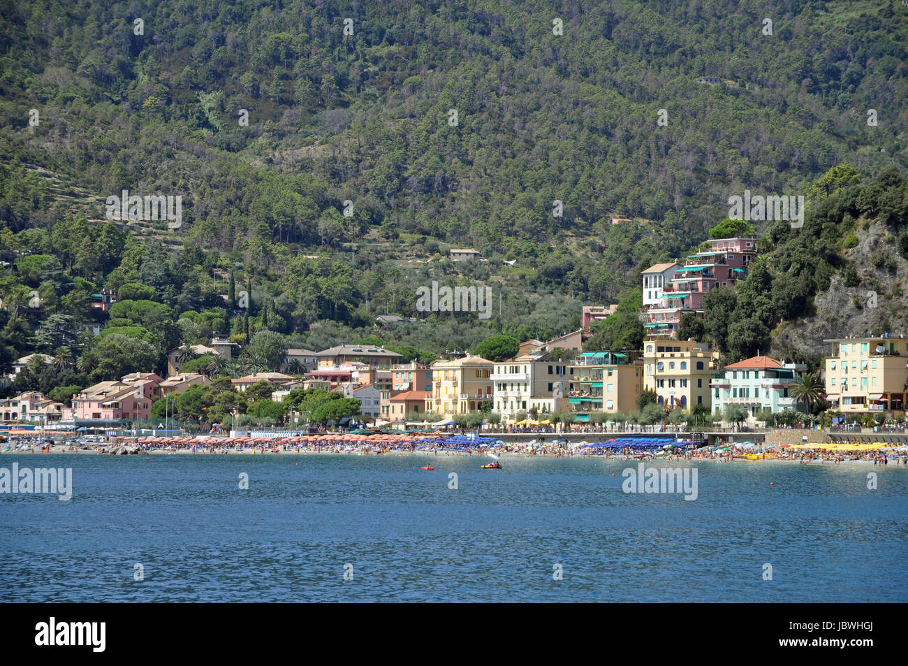 Monterosso al Mare, Cinque Terre, Italien, küste, ligurien, ligurische ...