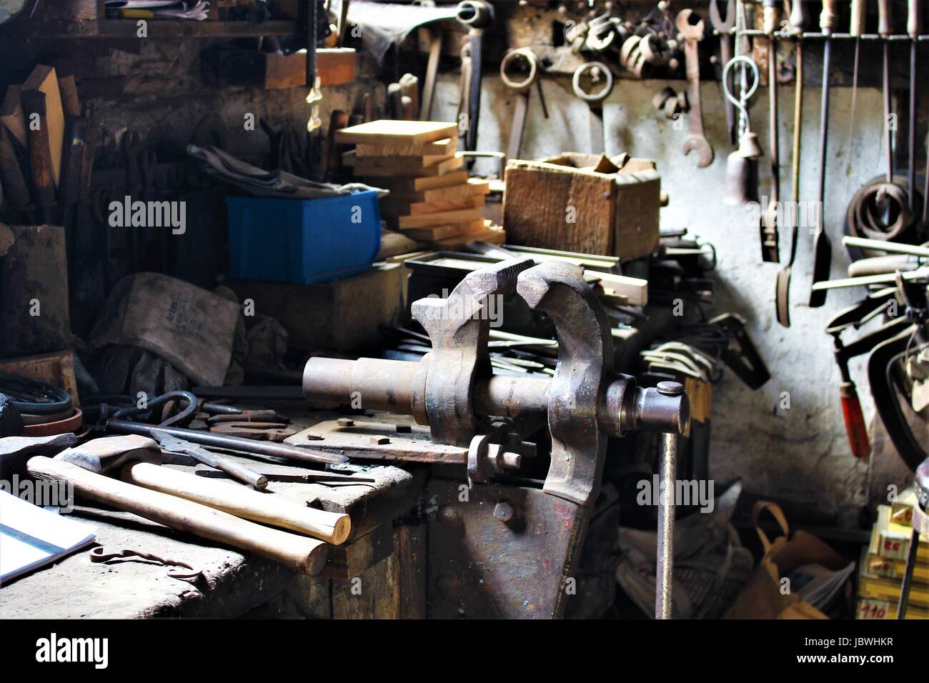 An image of a forging workshop Stock Photo - Alamy