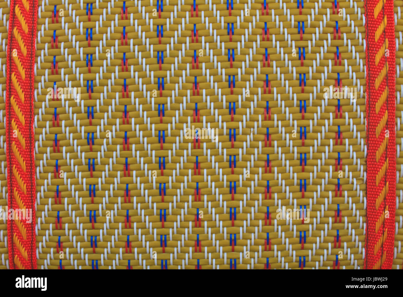 Texture of thai native weave mat pattern Stock Photo - Alamy