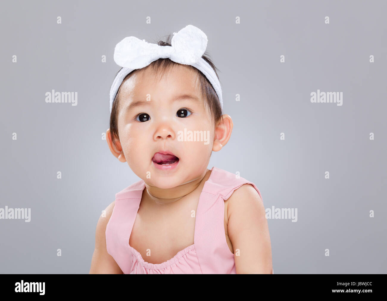 Asian baby girl portrait Stock Photo - Alamy