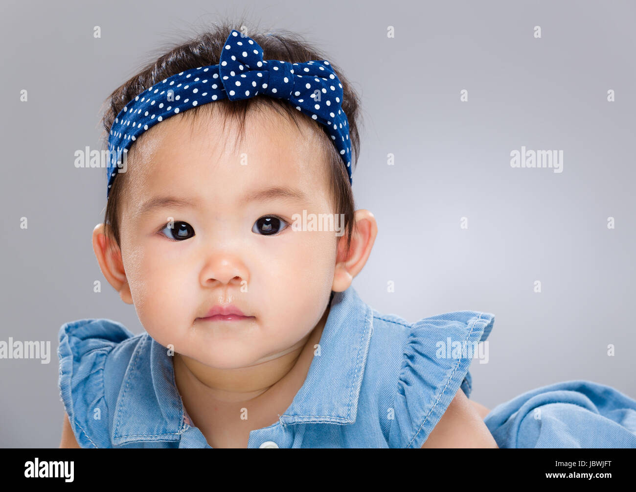 Baby girl close up Stock Photo - Alamy