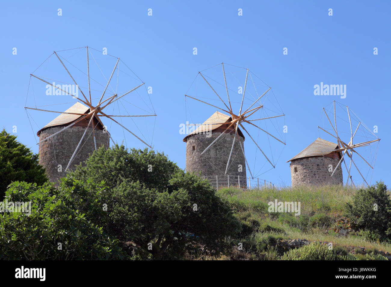Patmos greece windmills of greece hi-res stock photography and images ...