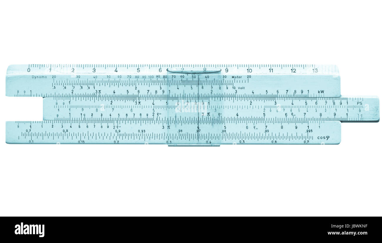 Slide ruler vintage measuring instrument and calculator - cool ...