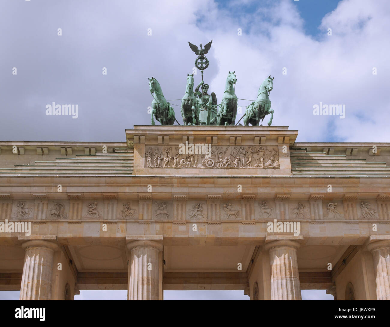 Brandenburger Tor Brandenburg Gate famous landmark in Berlin Germany ...