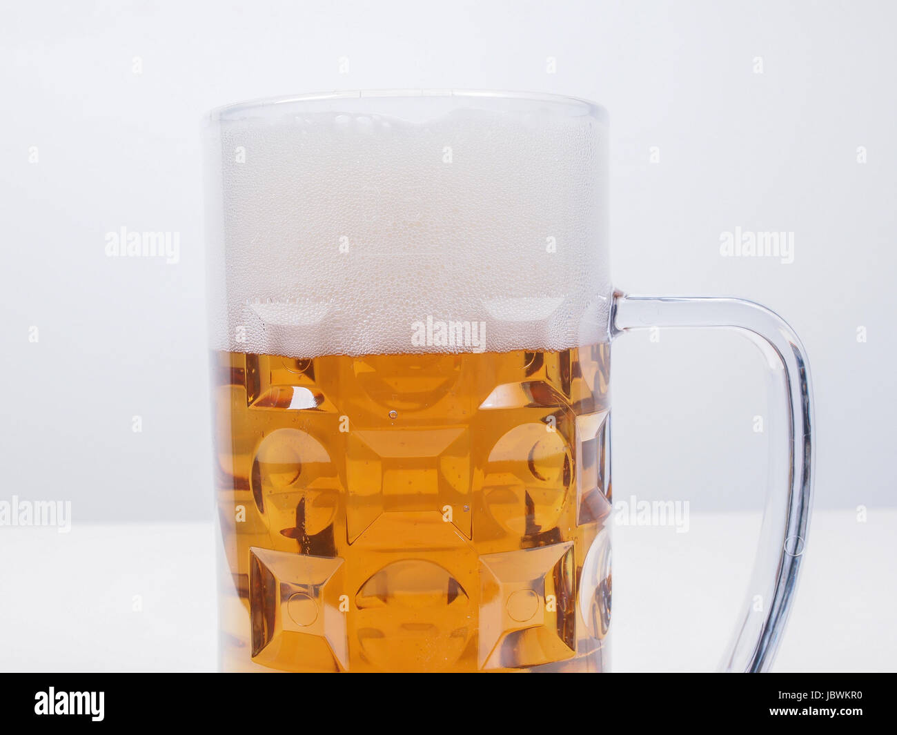 A large glass of German lager beer Stock Photo - Alamy