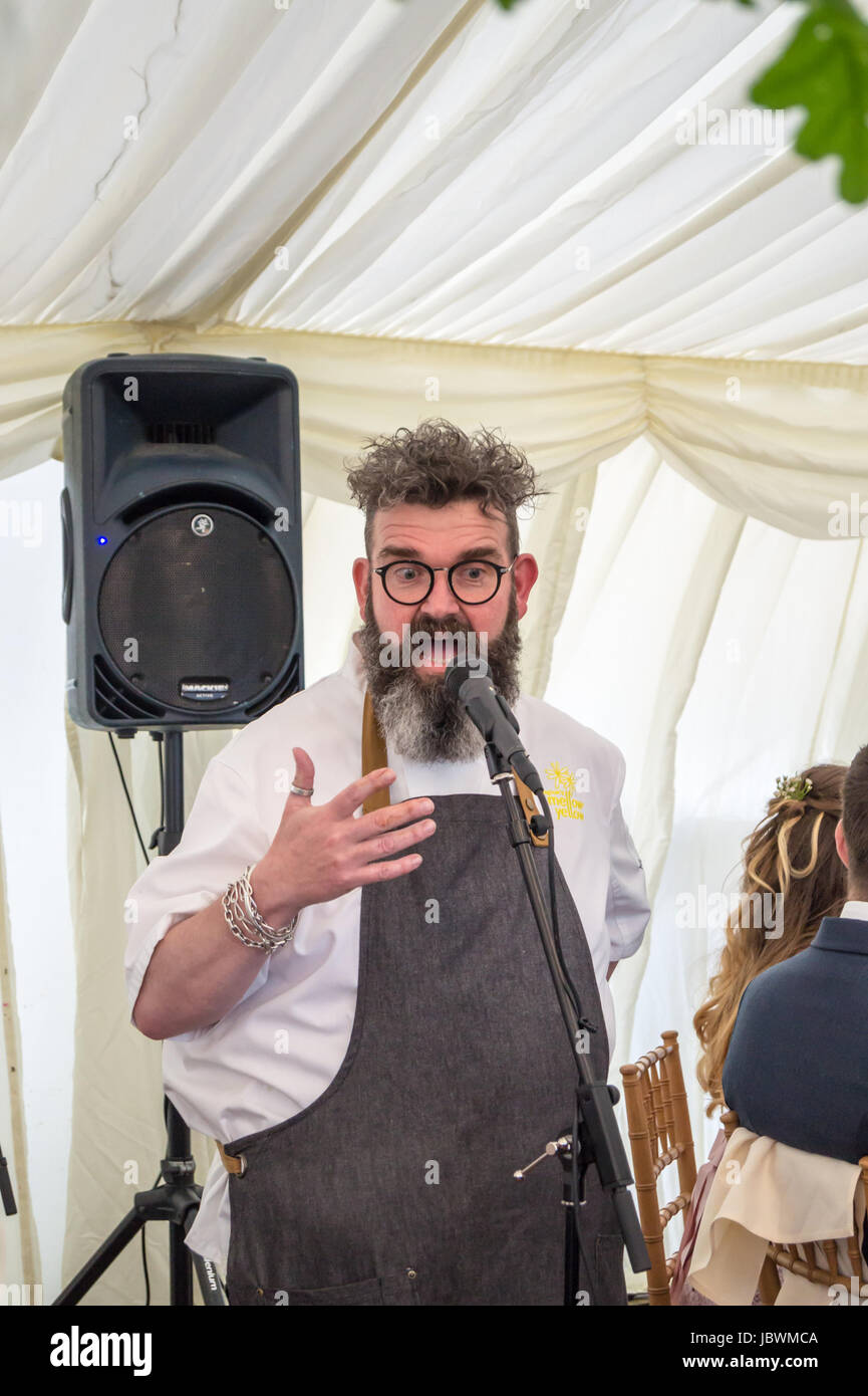 "Big Andrew" Walker, celebrity chef, at a private dining function ...