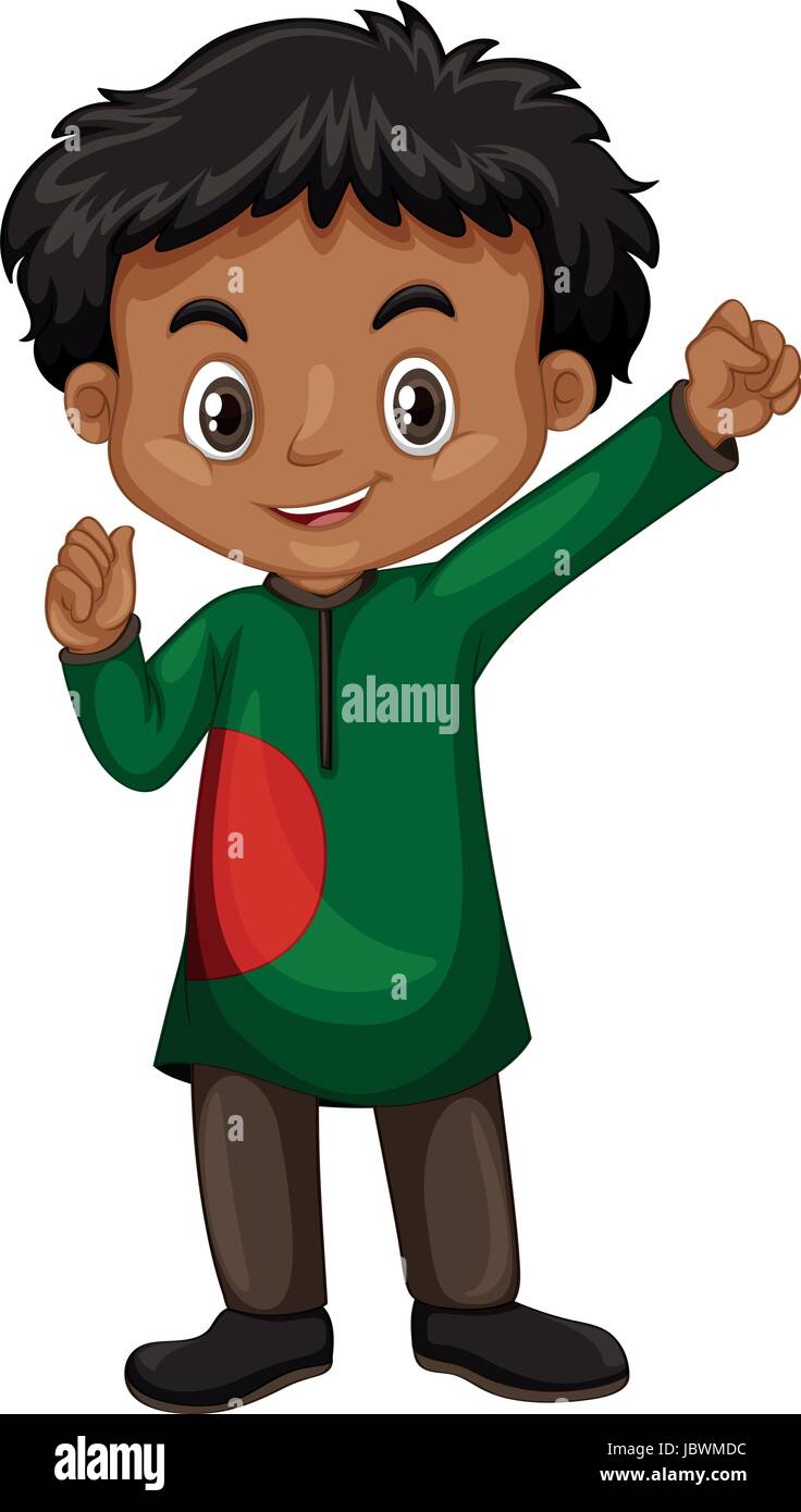 Bangladesh children happy Stock Vector Images - Alamy