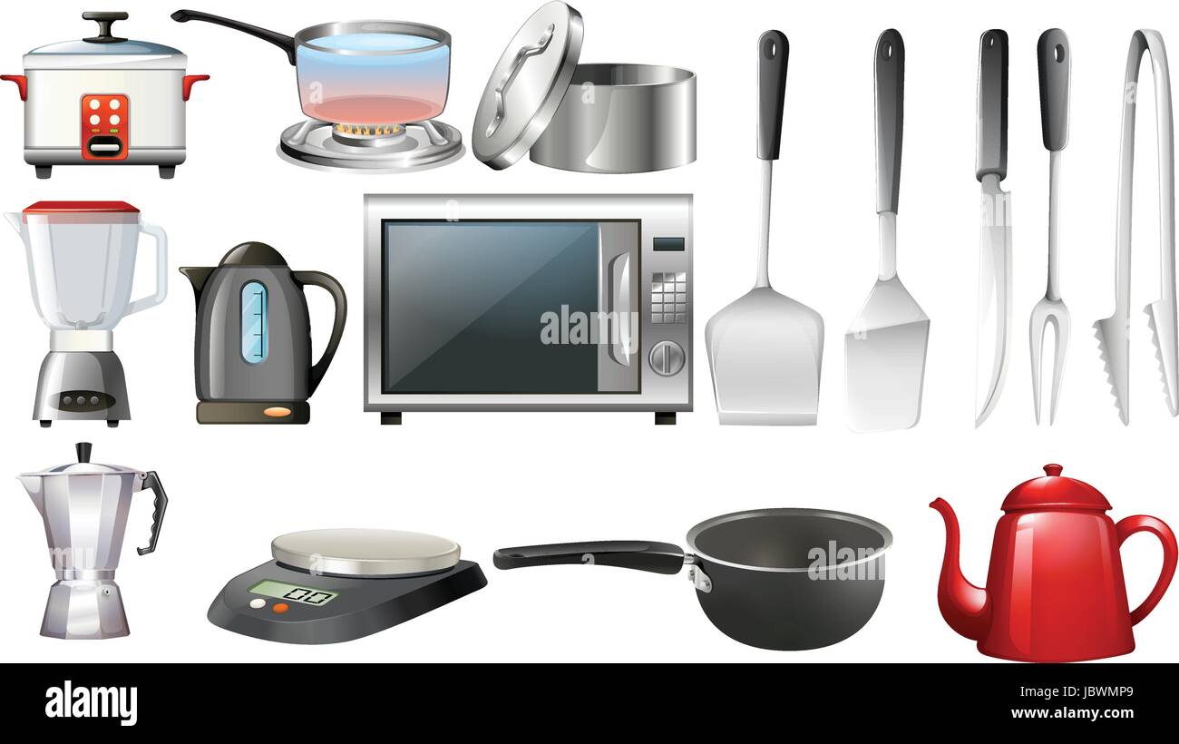 Digital kitchen scale Stock Vector Images - Alamy