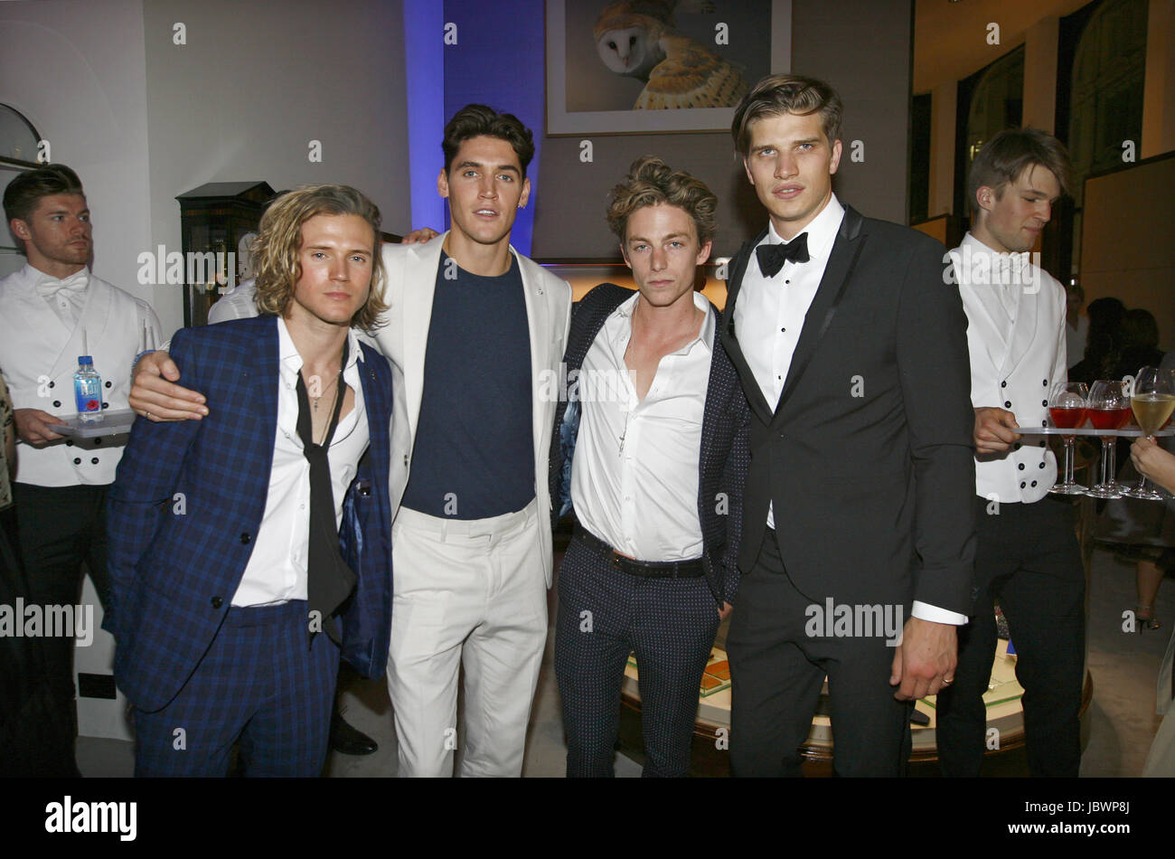Models at the after party at Asprey's in Mayfair, London, following The ...