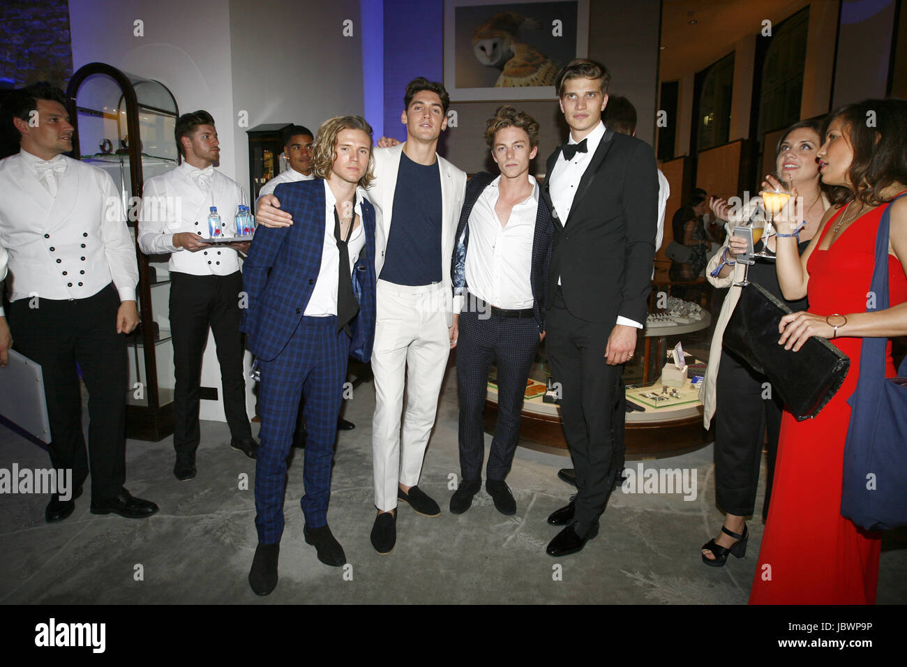 Models at the after party at Asprey's in Mayfair, London, following The ...