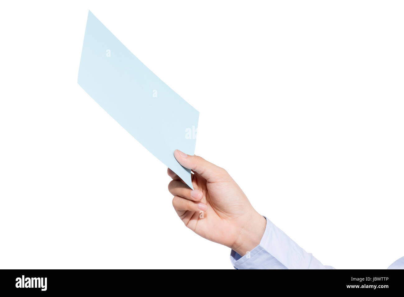 Person holding a4 paper hi-res stock photography and images - Alamy